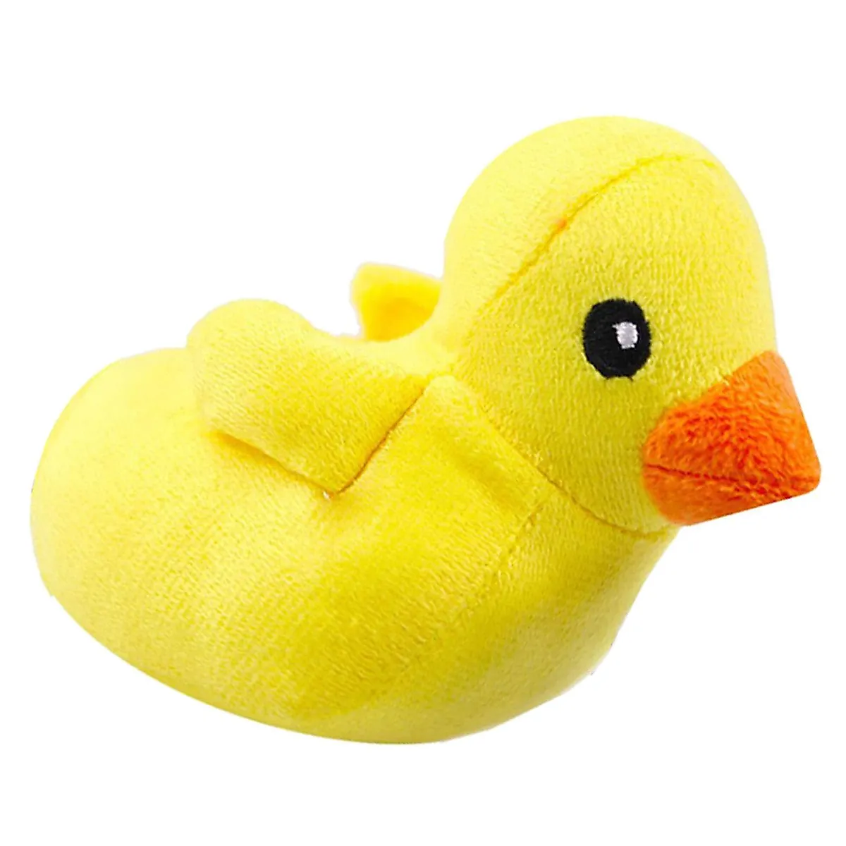 Dog Chew Toy, Squeaky Plush Dog Toy Delicate Little Yellow Duck Shaped Bite Resistant for Pet Supplies