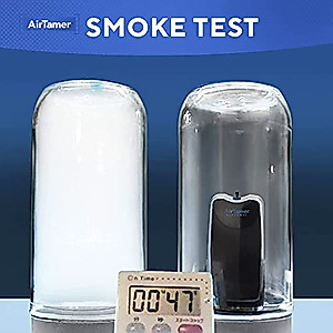 AirTamer A310 Rechargeable Personal Air Purifier, Proven Performance, Virus and Pollutant Tested*, Black with Metal Travel Case