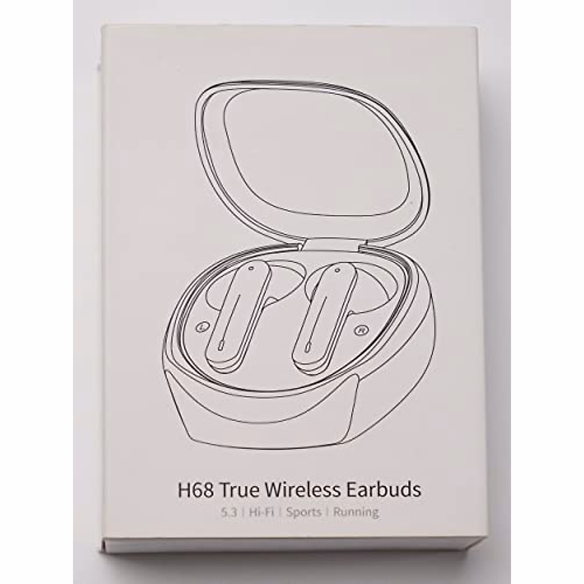 Wireless Earbud,Bluetooth 5.3 Headphones with 4 Mic,Deep Bass In-Ear Headphones ENC Noise Cancelling,40H Playtime Bluetooth Earphones,IP7 Waterproof Ear buds Mini Charging Case Bluetooth Headset Black