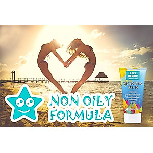 Reef Safe Sunscreen SPF 30 (2 Pack) - Natural, Travel Size, Water Resistant 40 Minutes, Moisturizing, Broad Spectrum UVA/UVB Coral Friendly Mineral Suncream from Reef Repair