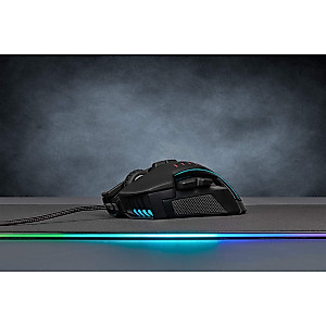 Corsair Glaive PRO - RGB Gaming Mouse - Comfortable & Ergonomic - Interchangeable Grips - 18,000 DPI Optical Sensor - Black