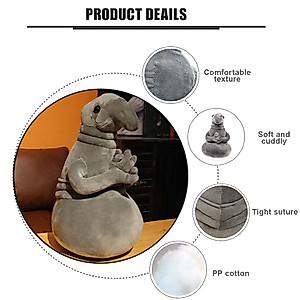 Vercico Zhdun Meme Plush Toys Weird Stuff Plushies Stuffed Animals for Boys Weird Gifts Homunculus Loxodontus 20cm