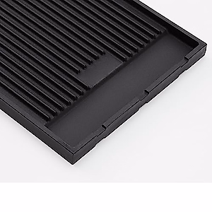 HG-GRZ-NS Griddle Replacement Parts for ZLINE Gas Stove Top Parts High Grate Cast Iron Reversible Griddle Plate ZLINE 24 30 36 48 60 Inch Gas Cooktop Range Electric Oven Griddle Top Pan 1 Pcs