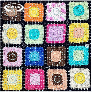 OMEGA NO.6 [70grs] by Omega - Soft Yarn 100% Mercerized Cotton Yarn - Color 22 Navy Blue 555