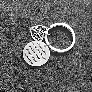 De&ai Sister Gifts best friends keychain Sister Birthday gift sister Christmas gift BFF gift sister wedding keychain cousin keychain cousin Appreciation gift cousin Thank You keychain