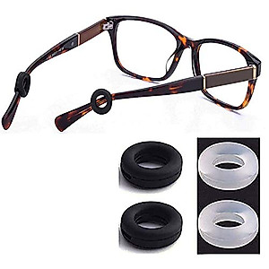 ILSSLI Ear Gripper Holders for Eyeglass Nose Pads Silicone Anti -Slip Glasses Eyeglasses Temple Tips Sleeve Retainer Extender for Eye Glasses Sunglasses of Adults and Kids ,14 Pairs