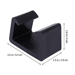 POPETPOP Outside Furnishings 4Pcs Outdoor Furniture Clips- Sectional Sofa Furniture Chair Clip, Wicker Chair Fasteners Home Accessory for Home Shop Office (Black) Outdoor Sofa