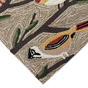 Liora Manne Frontporch Birds Indoor/Outdoor Rug, 2 x 3 ft, Multi