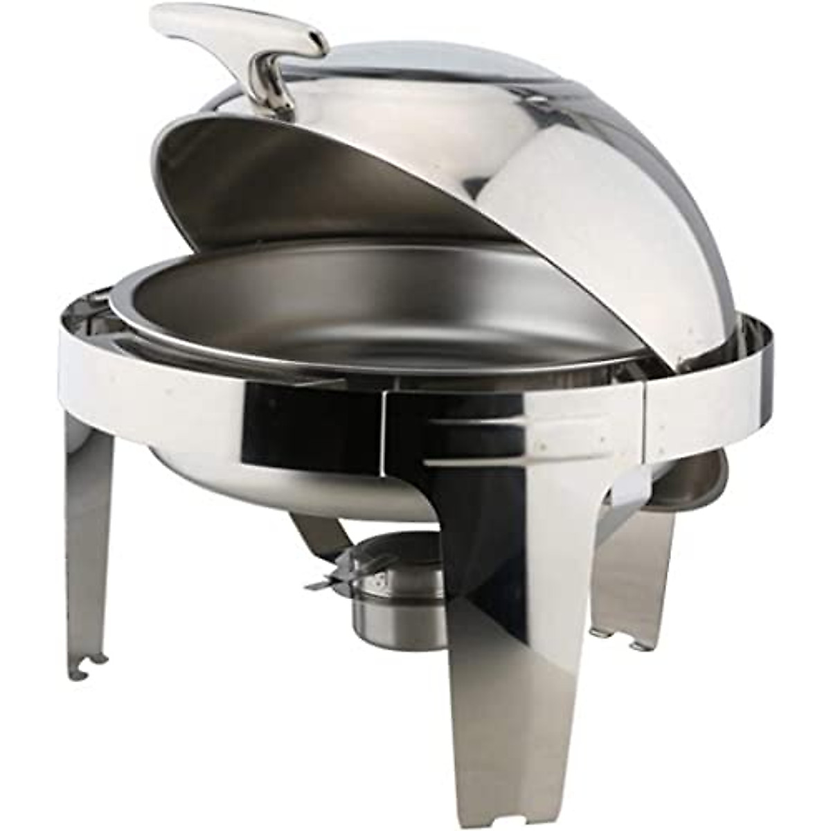 UZOURI Stainless Steel Chafing Dish, Chafing Dish Set Food Warmer Buffet Chafing Dishes Set for Catering Buffet Warmer, for Buffet Catering Kitchen Party(Color:All Steel Cover) (All Steel Cover)