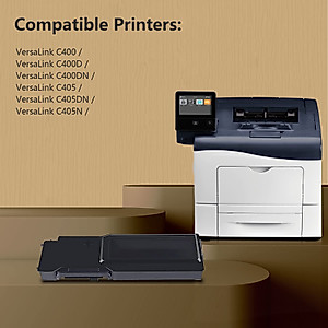 VersaLink C400/C405 Extra High Toner Cartridge 4-Pack Black, Cyan, Magenta, Yellow, Replacement for Xerox Versalink C400D C400DN C405 C405DN C405N Printer - 106R03524 106R03525 106R03526 106R03527