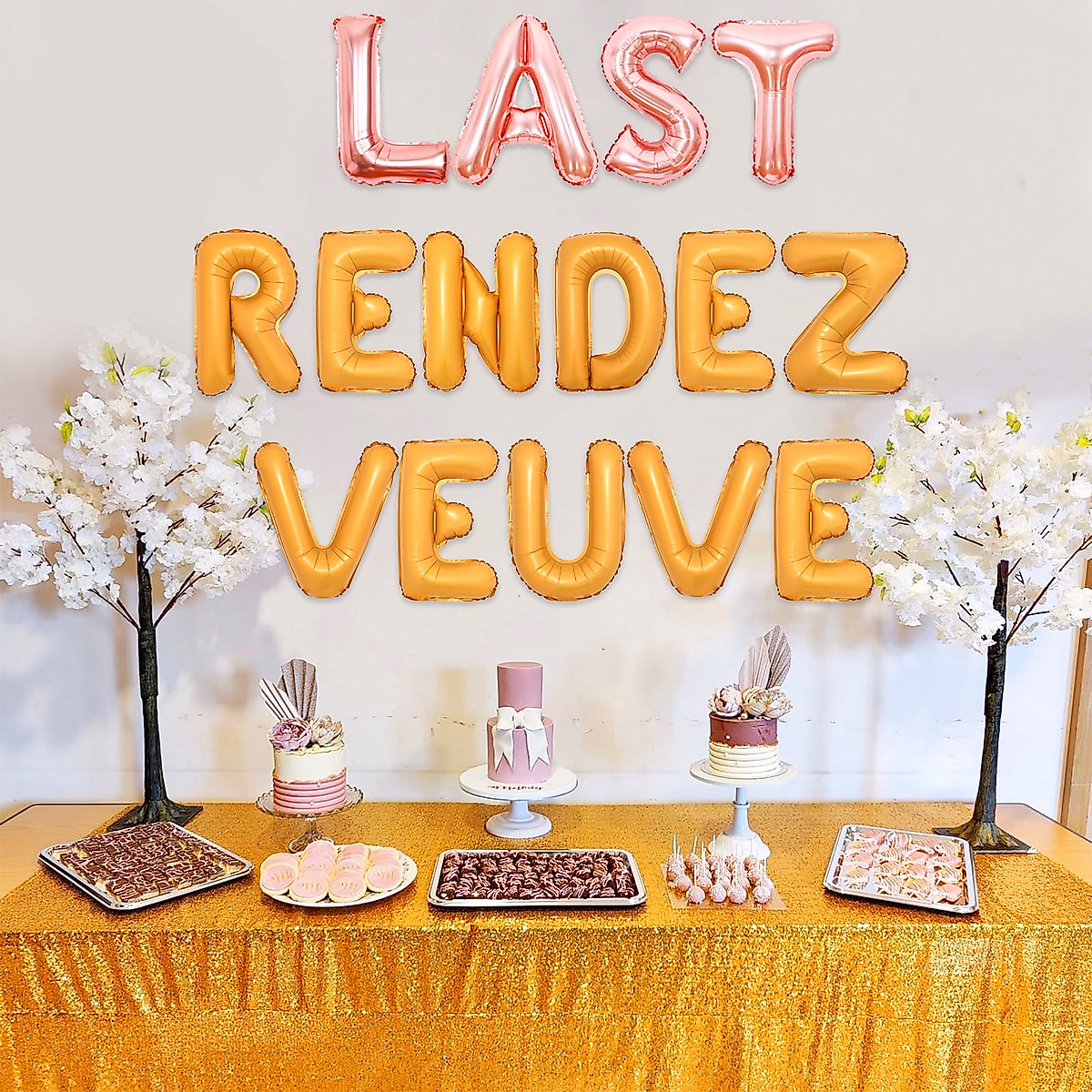 kreat4joy Wine Bachelorette Party Decorations, Last Rendez Veuve Decorations, Veuve Bachelorette Party Foil Balloons, Diamond Champagne Foil Balloon for Engagement Bride Shower