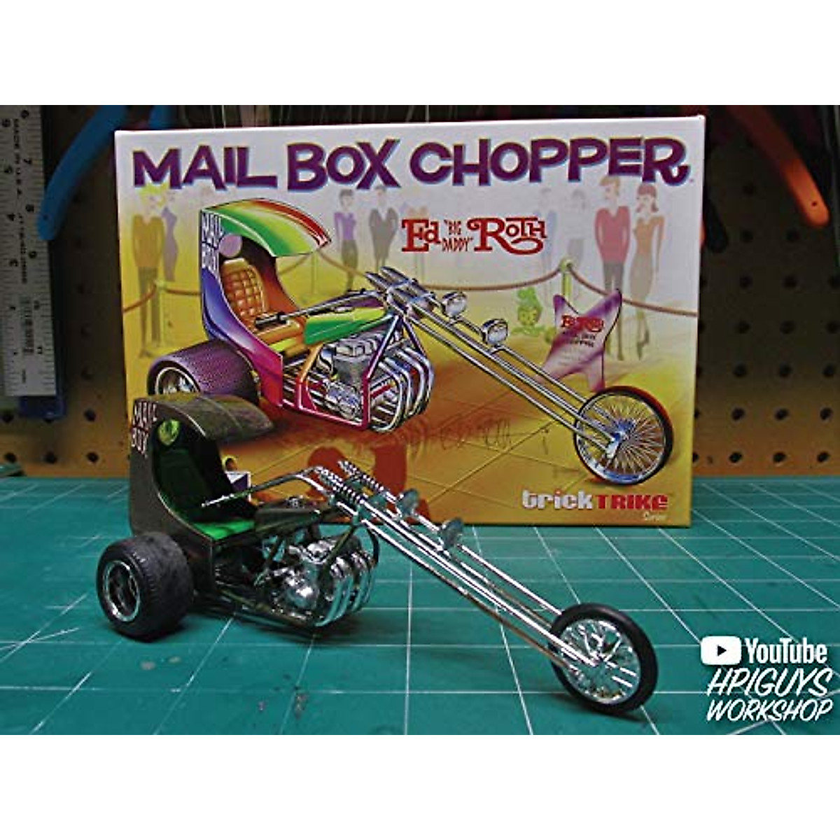 MPC Skill 2 Model Kit Mail Box Chopper Trike (Ed Big Daddy Roth's) Trick Trikes Series 1/25 Scale Model