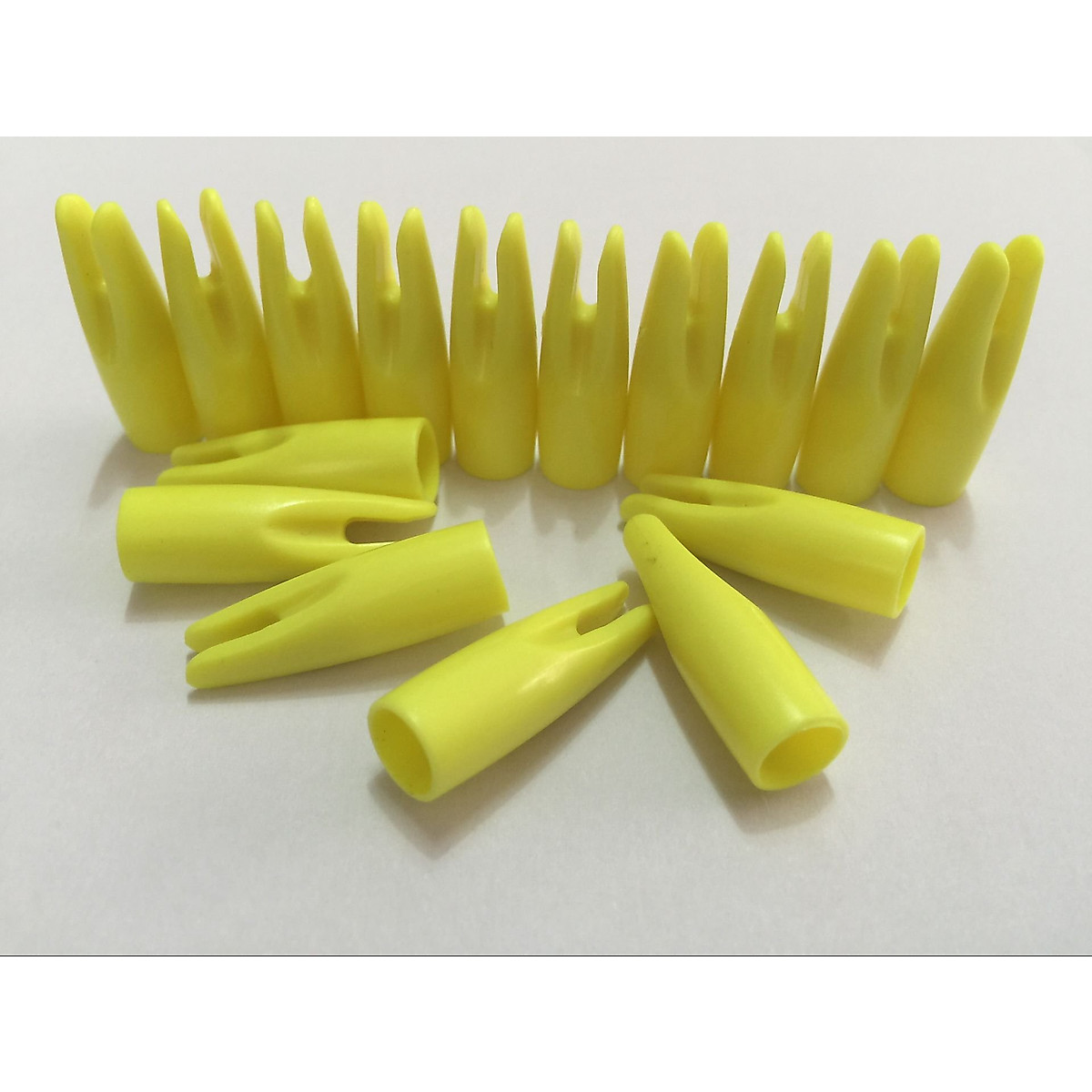 JIEXI HWYP Plastic Carbon Arrow Nocks for OD 6.9mm Arrow Shafts Pack of 50