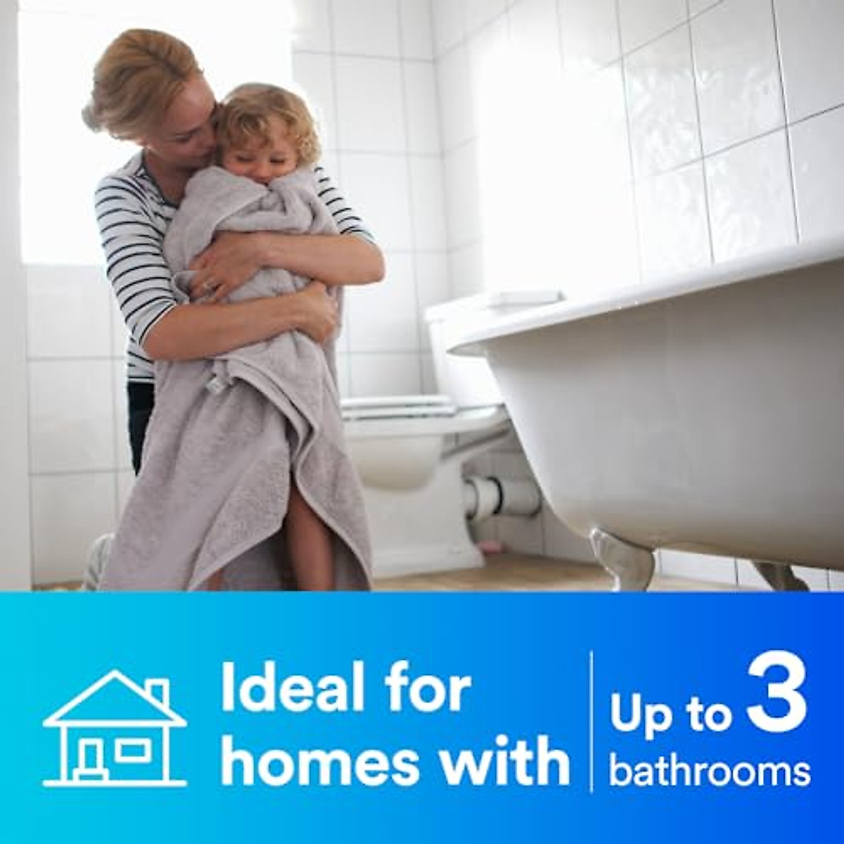 Aqua-Pure AquaPure AP800 Series Whole House Filter Housing AP801B, 5639201, Large Diameter, Blue Sump, 10 in (HAZD073341)