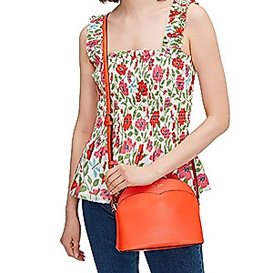 Kate Spade Payton Dome Crossbody (Coral buds)