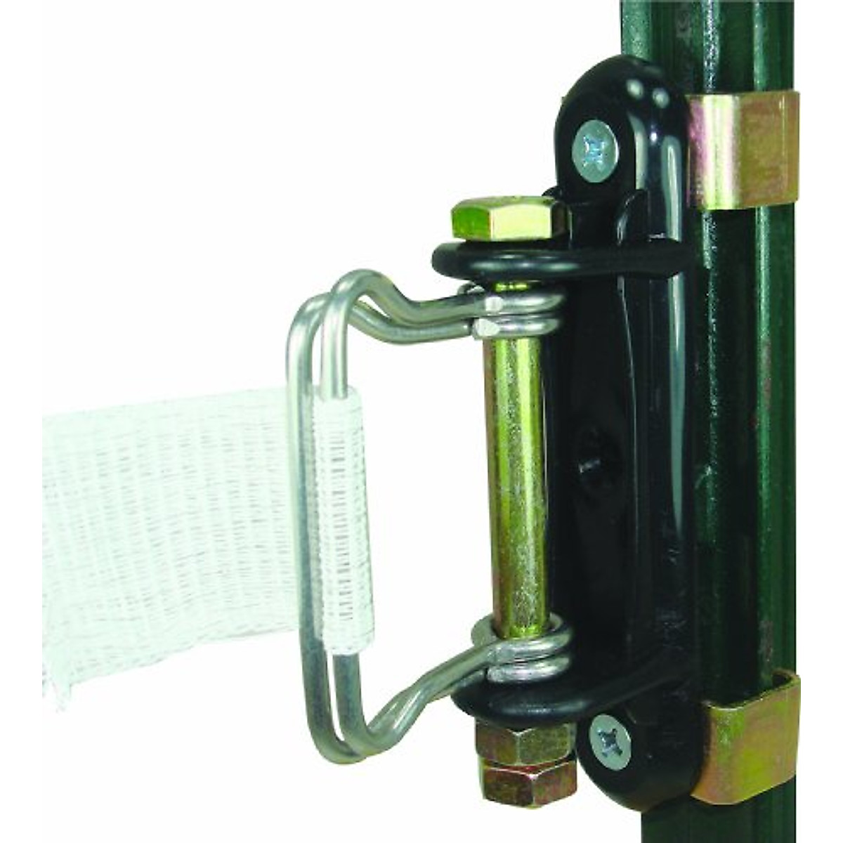 Field Guardian T-Post Polytape Corner/End Insulator, 2-Inch, White