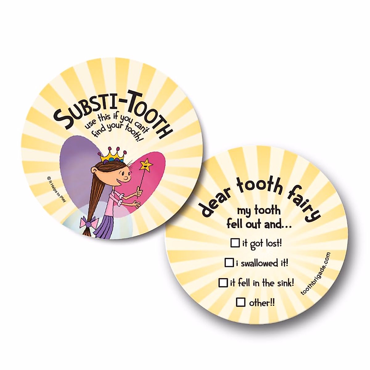 The Tooth Brigade Tooth Fairy Pillow | Fun and Interactive Stuffed Plush Toy with Large Pocket for Lost Teeth, Treasures, Prizes - Perfect for Kids, Boys, & Girls Gift (Bubbles Octopus)