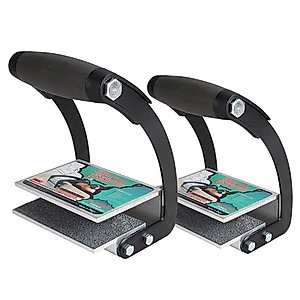 FivePears 2 PCS Panel and Plywood Carrier, Plywood Lifting Tool and Drywall Carrying Tool, Plywood Gripper one Person Single Hand clamp Lift Tool for Sheet Board, Drywall and Plywood Handle Carrier