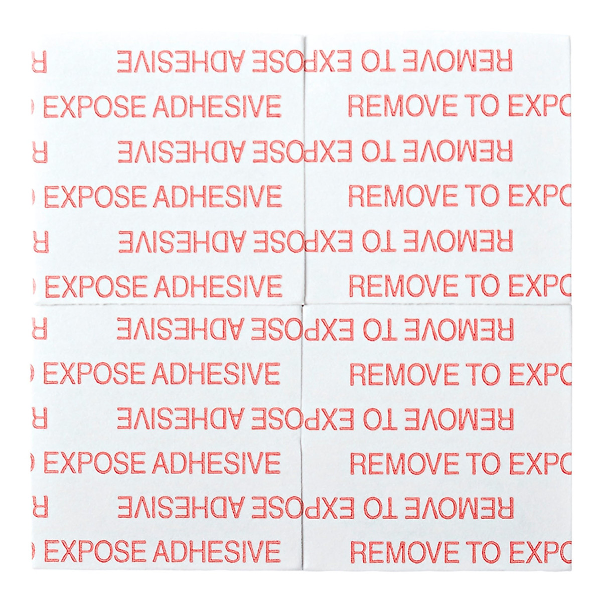 3M 108 Scotch Removable Mounting Squares, 1" x 1", White