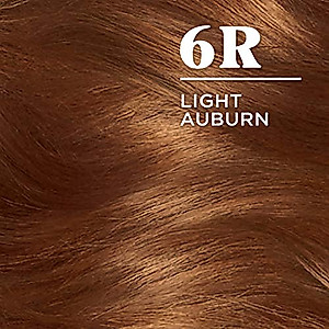 Clairol Nice'n Easy Permanent Hair Dye, 6R Light Auburn Hair Color, Pack of 3