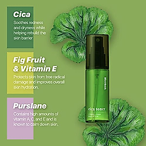 Korean Toner for Face - CICA Mist Toner, Alcohol-Free, Soothing, Hydrating, Vitalizing 1.7 oz