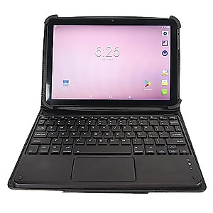 2 in 1 10.1 Inch Tablet, 4G Network 2 in 1 Tablet 100-240V with Keyboard for Android 12 for Home (US Plug)
