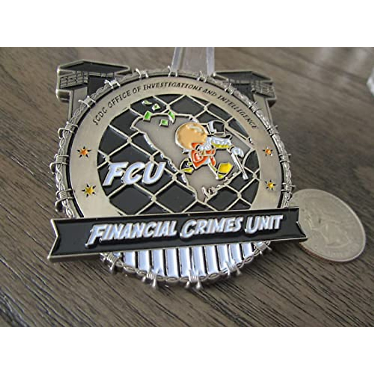 South Carolina Department of Corrections Financial Crimes Unit SCDC FCU Challenge Coin