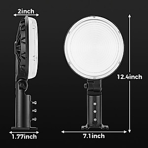 2 Pack LED Barn Light 100W, 10000LM Dusk to Dawn Outdoor Lighting, Yard Lights, 6500K Daylight, Outdoor Security Lighting,IP66 Waterproof Street Lights for Farmhouse,Barns,Garage,Yard,Warehouse
