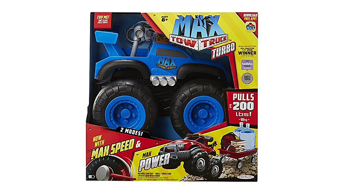 Max Tow Truck Turbo Speed Blue - Powerful and Fast Play Vehicle