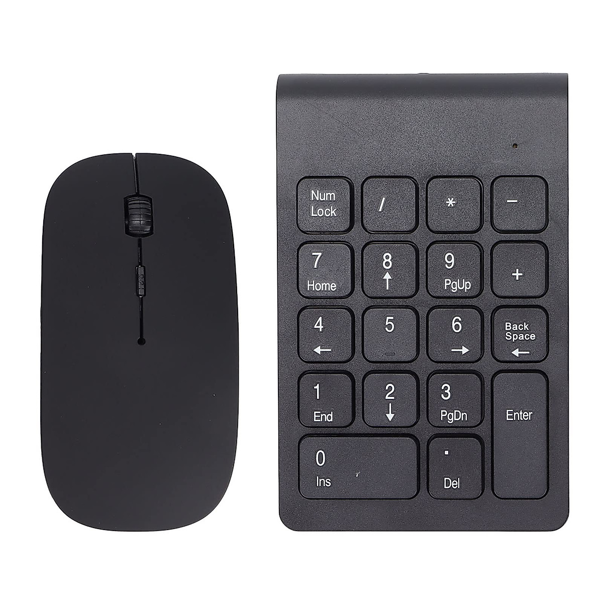 2.4GHz 1200 DPI 18 Key Number Pad Number Pad Mouse Combo Sensitive Remote Technology Plug and Play for Home Office