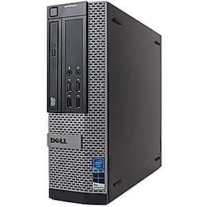 Dell Optiplex 7010 PC, 2 x 24 FHD Dell Monitors, Wireless Keyboard and, WiFi, i5, 8GB, 480GB SSD Storage, Windows 10 (Renewed)
