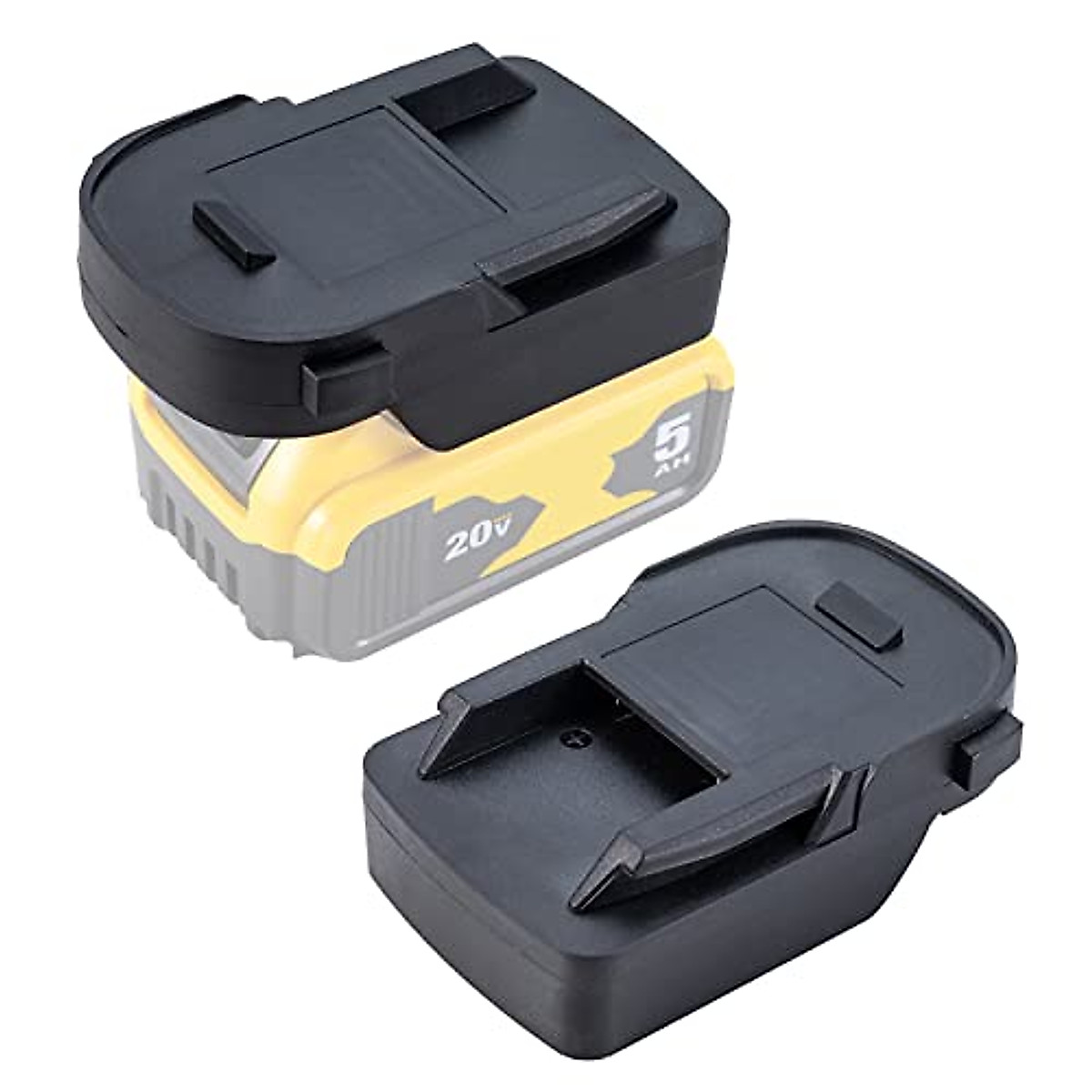 Adapter Converter for Dewalt 20V DCB205 DCB206 Li-ion Battery to Ridgid AEG 18V Hyper li-ion Power Tool Battery