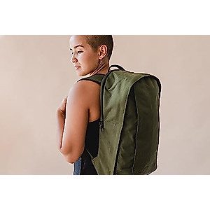 Moment Laptop & Tech Backpack [17L Olive] - Lightweight Everyday Canvas Tech, Camera, and Travel Bag With Laptop Sleeve for Men and Women