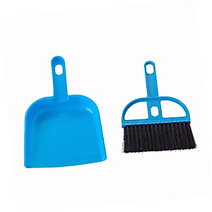 Healeved 6 Sets Mini Cleaner Cleaning Supplies Kit Desktop Broom Mini Brush Dust Pan Dust Remover Tool Keyboard Brush Kit Desktop Cleaning Supplies Computer Keyboards Mini Broom