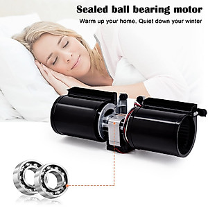 910-157/P Fireplace Blower Motor for Regency Wood Stove, Osburn, Nordica, Valley Comfort, Rotom and Fasco, 910-157/P Regency Blower Motor Fan Replacement Parts for Rotom R7-RB167, HI300, I2100M.