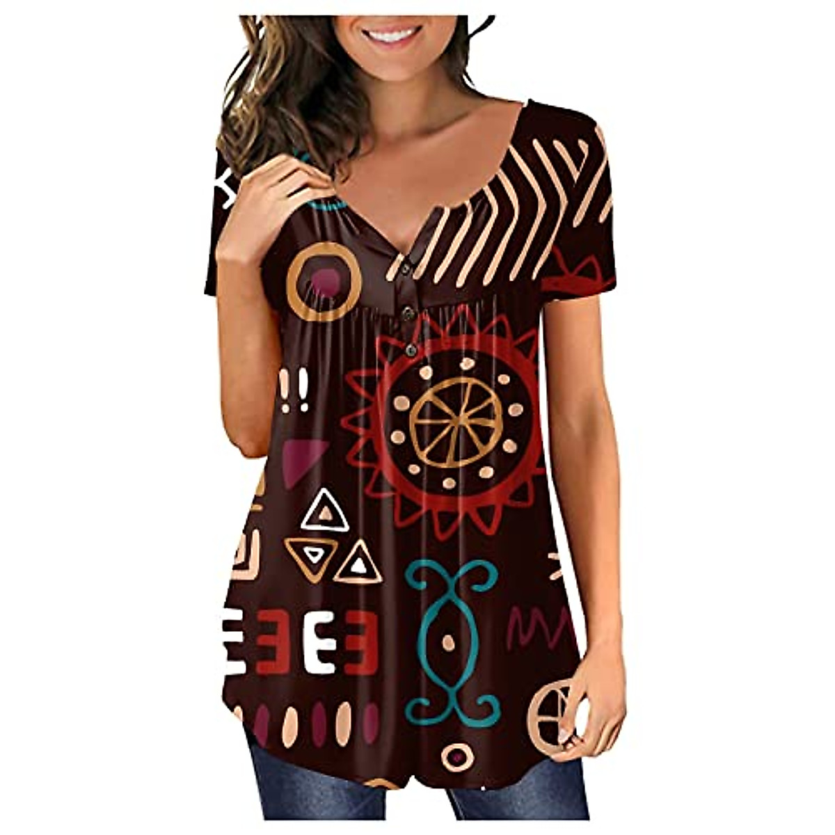 Generic Women Blouses Orange Tee Women Cute White Tops for Women Long Tank Top for Women Teen Beach Costumes for Girls Cute Casual Shirts for Women Green Tank Top Cropped Western Clothes for Women