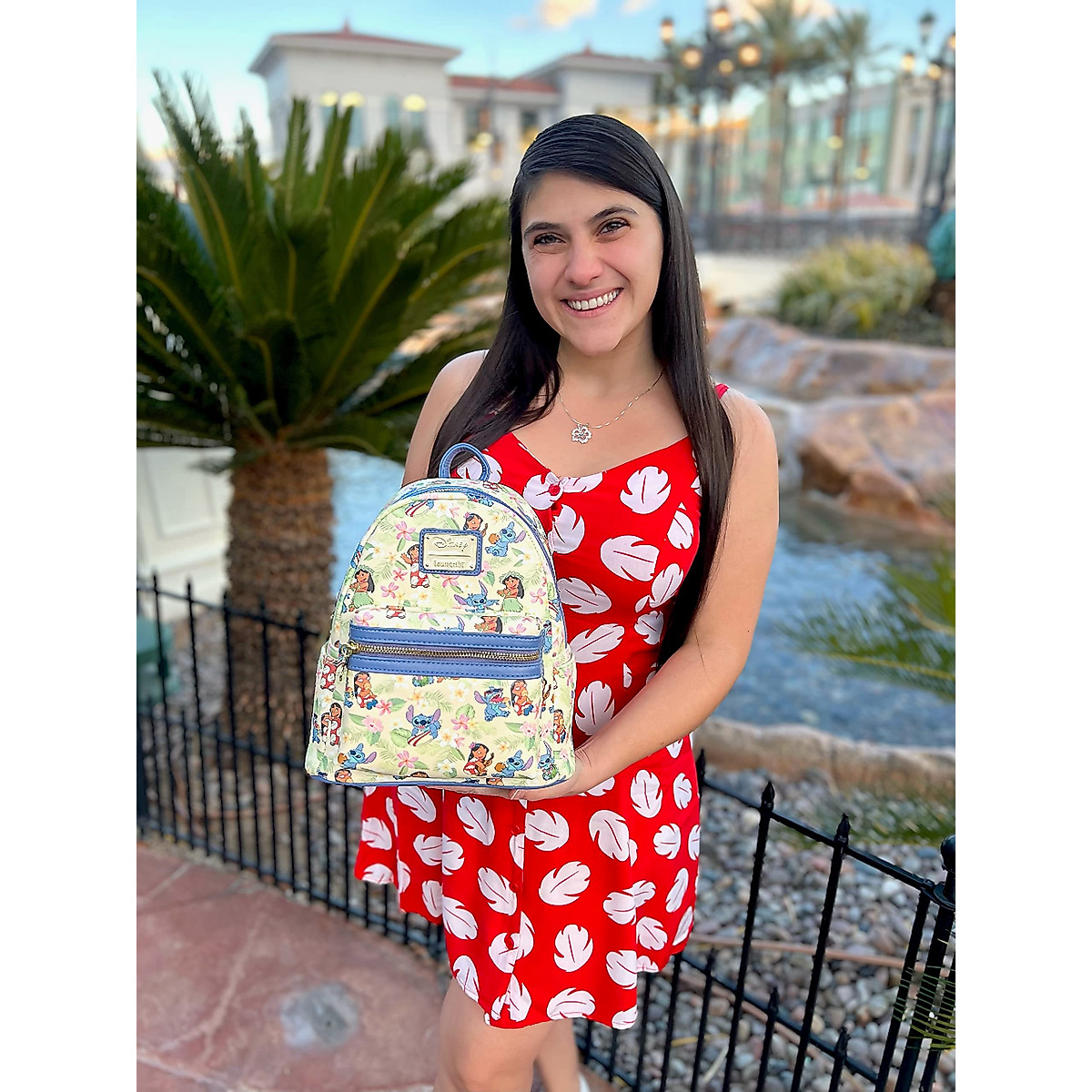 Loungefly Disney Lilo and Stitch Hula Dance Mini Backpack