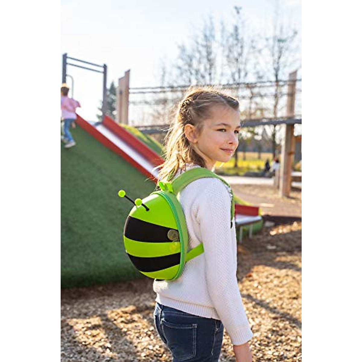 KIDDIETOTES Bumblebee Backpack for Kids, Toddlers, and Children - Perfect for Daycare, Preschool, and Pre-K
