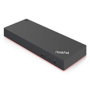 Lenovo ThinkPad Thunderbolt 3 Dock Gen 2 135W (40AN0135) Dual UHD 4K Display Capability, 2 HDMI, 2 DP, USB-C, USB 3.1 with 3 Years Warranty Card
