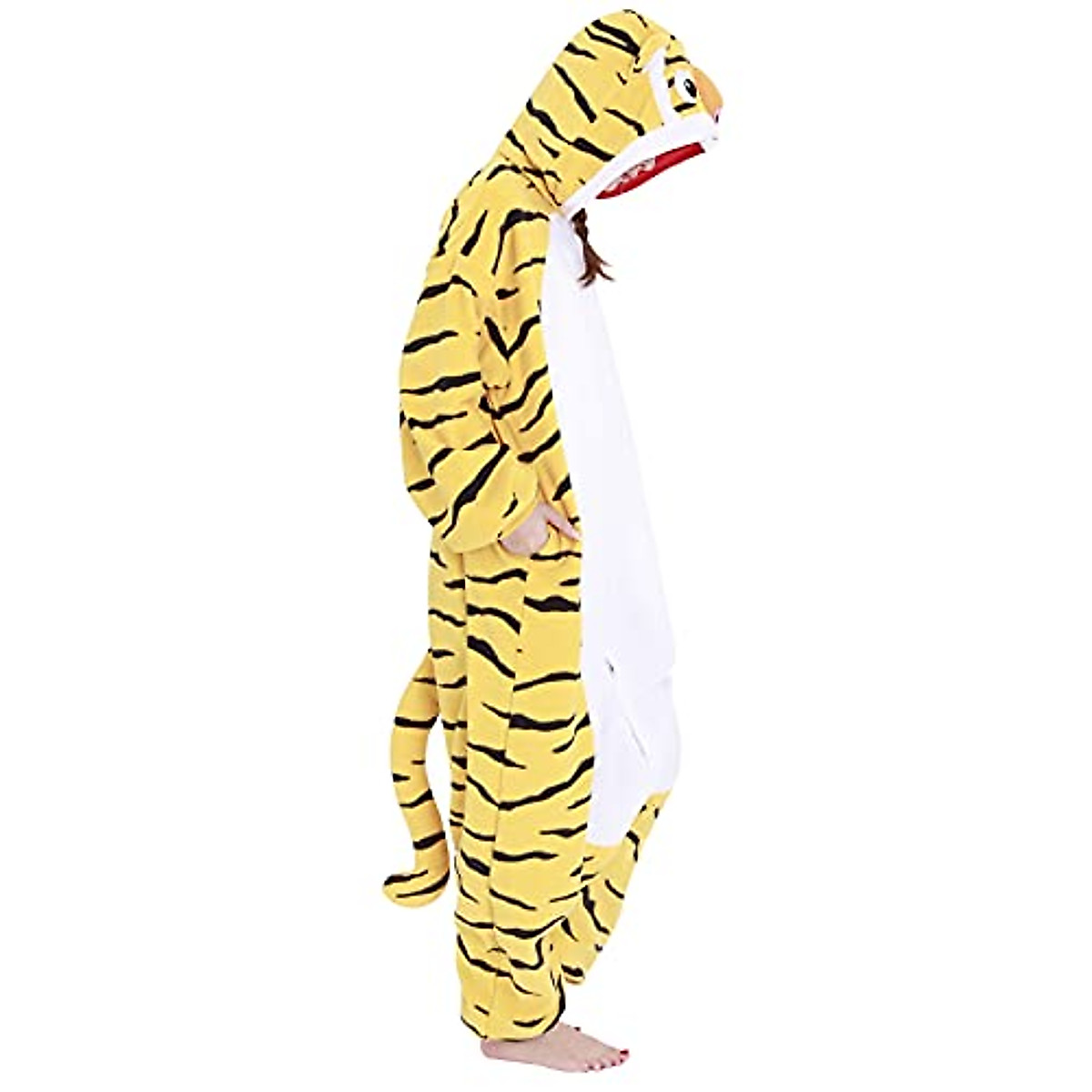 SAZAC Tiger Kigurumi - Onesie Jumpsuit Halloween Costume