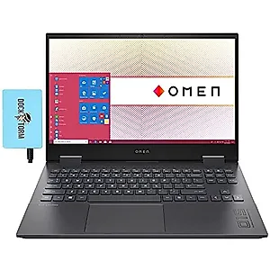 HP Omen 15.6" 144Hz FHD Gaming Laptop (AMD Ryzen 9 5900HX 8-Core, 16GB RAM, 1TB PCIe SSD, GeForce RTX 3070 8GB, VR Ready, (4-Zone) RGB Backlit KYB, WiFi 6, BT 5.2, HD Webcam, W11P) w/Hub