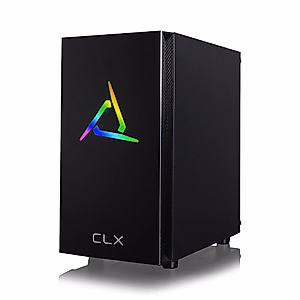 CLX Set VR-Ready Gaming Desktop - Liquid Cooled AMD Ryzen 7 5800X 3.8GHz 8-Core Processor, 16GB DDR4 Memory, GeForce RTX 3060 Ti 8GB GDDR6 Graphics, 480GB SSD, 2TB HDD, WiFi, Windows 11 Home 64-bit