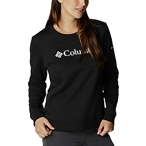 Columbia Women's Logo Crew, Black, Large