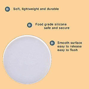 2pcs 7 Inch Resin Tray Molds, Round Rolling Tray Molds, Big Flat Round Coaster Resin Epoxy Silicone Board Molds for DIY Crafts