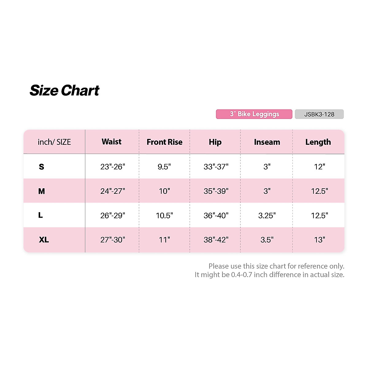 ALWAYS Women's 3" Bike Shorts Leggings - High Waist Compression Soft Stretch Workout Activewear Yoga Pants Black L