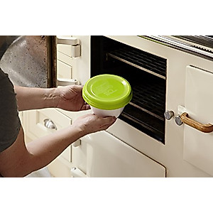 LidLover 5"-7" and 7"-9" Silicone Lid, Green - Set of 2