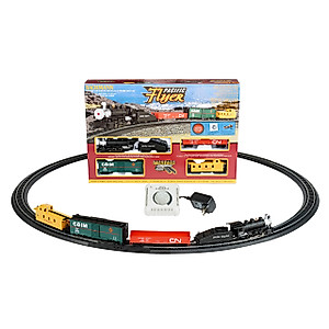Bachmann Trains - Pacific Flyer Ready To Run Electric Train Set - HO Scale