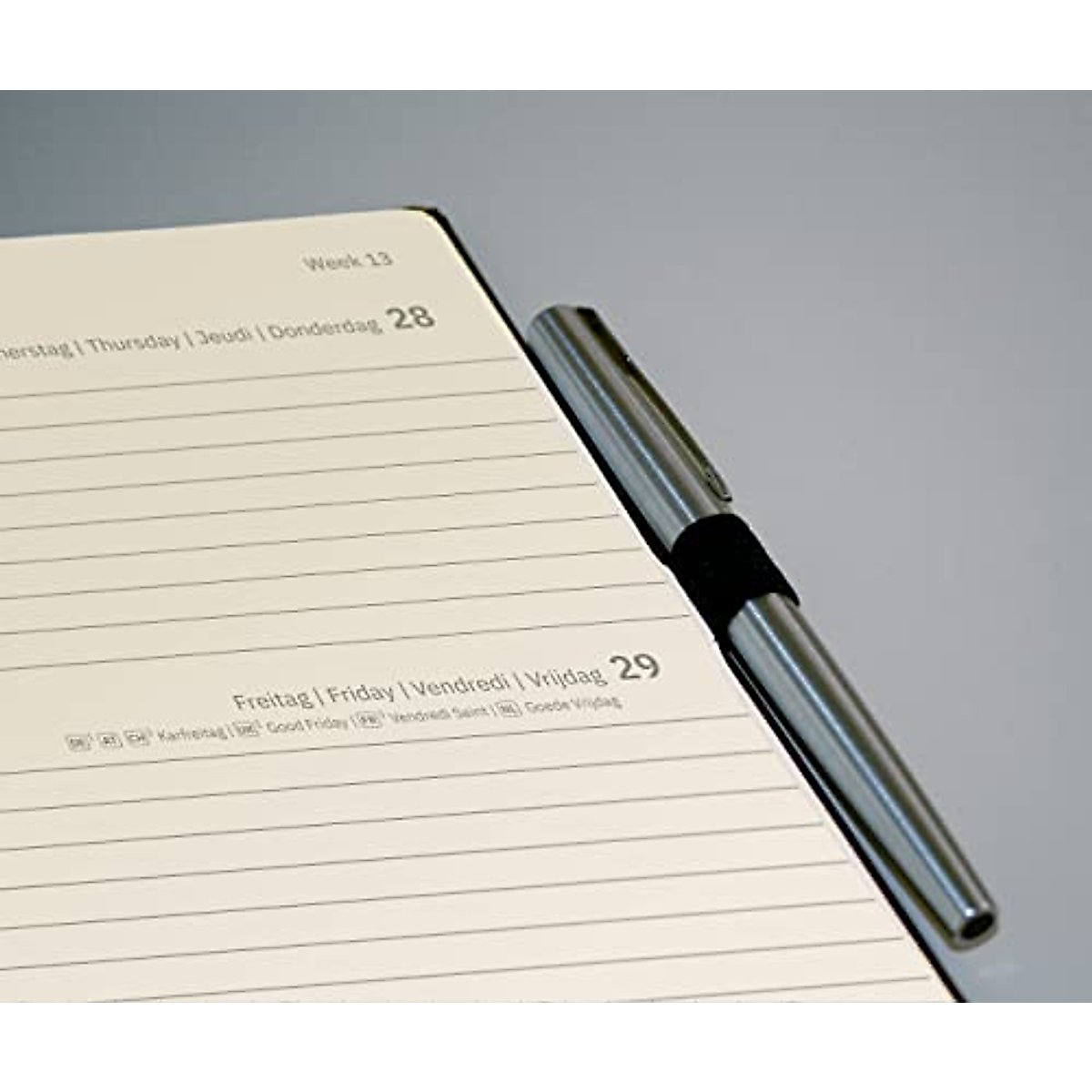 Sigel C2401 Conceptum Weekly Planner 2023/2024, Approx. A5, Approx. A5, Black, Hardcover, 2 Pages = 1 Week, 256 Pages