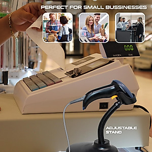 Nadex Handheld Barcode Laser Scanner for Cash Register CR360 / CR600