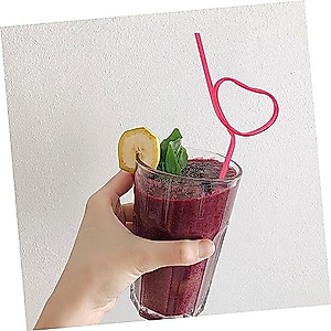 LALAFINA 25Pcs straw hawaiian decor coffee mug tumbler for disposable drinking stanly bridal shower favors the pet Home Supply Party Accessories Party Supply juice bent